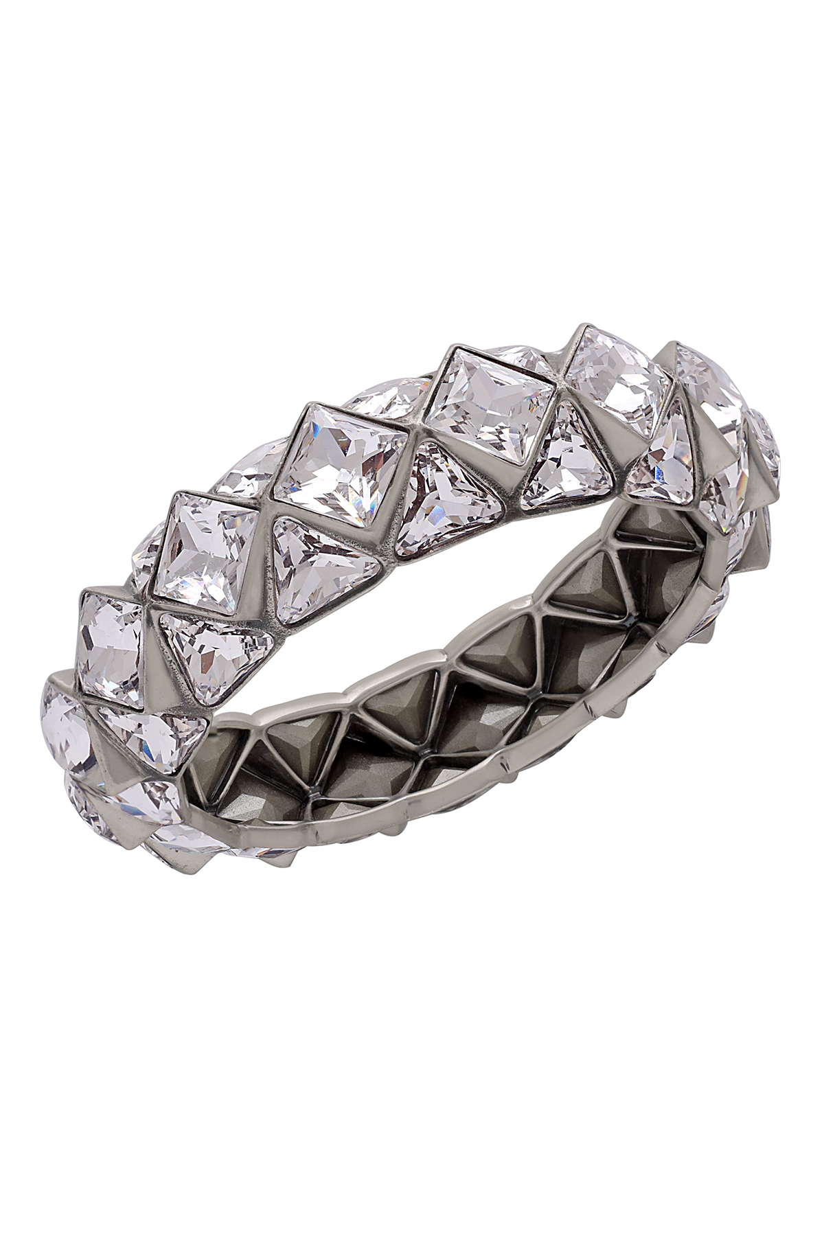 Swarovski Triangle Square Bangle